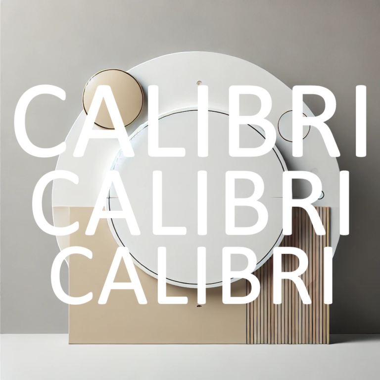 Calibri: The Silent Power Behind Modern Typography – Why the Default ...
